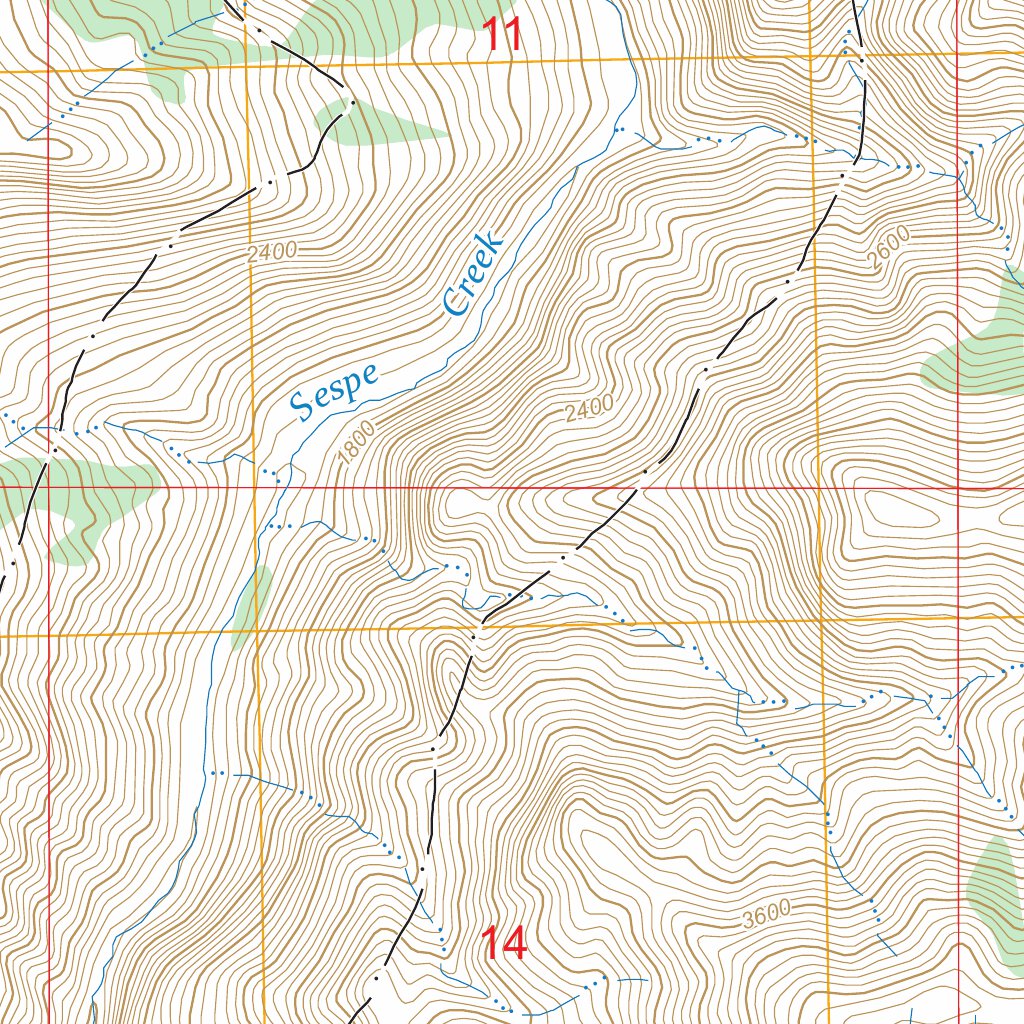 Devils Heart Peak, CA FSTopo Map by US Forest Service - Topo | Avenza Maps