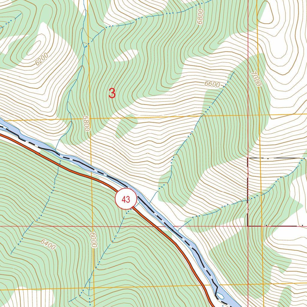 Dewey, MT FSTopo Map by US Forest Service - Topo | Avenza Maps