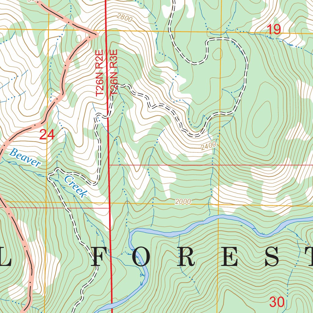 Devils Parade Ground, CA FSTopo Map by US Forest Service - Topo ...