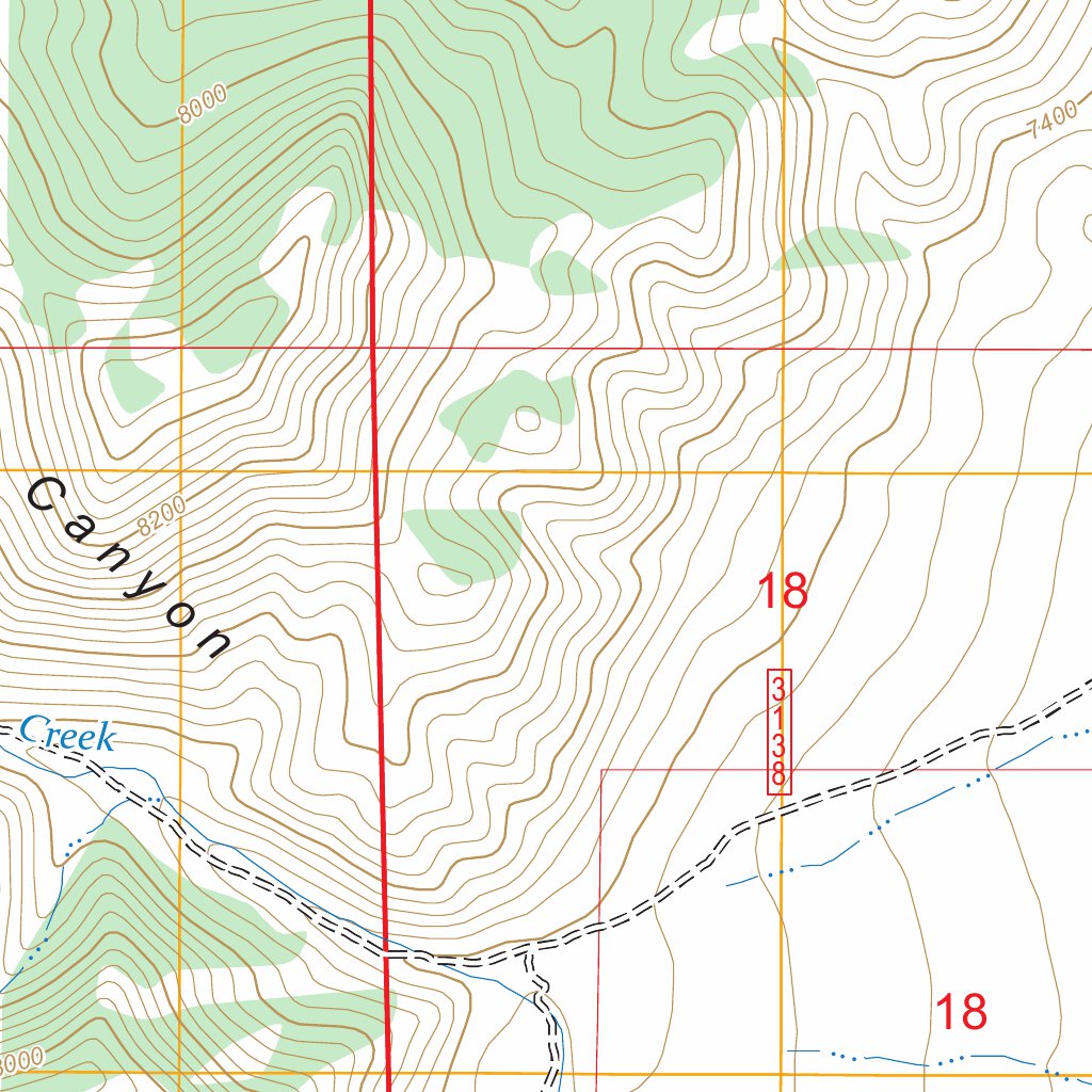 Dianas Punch Bowl, NV FSTopo Map by US Forest Service - Topo | Avenza Maps