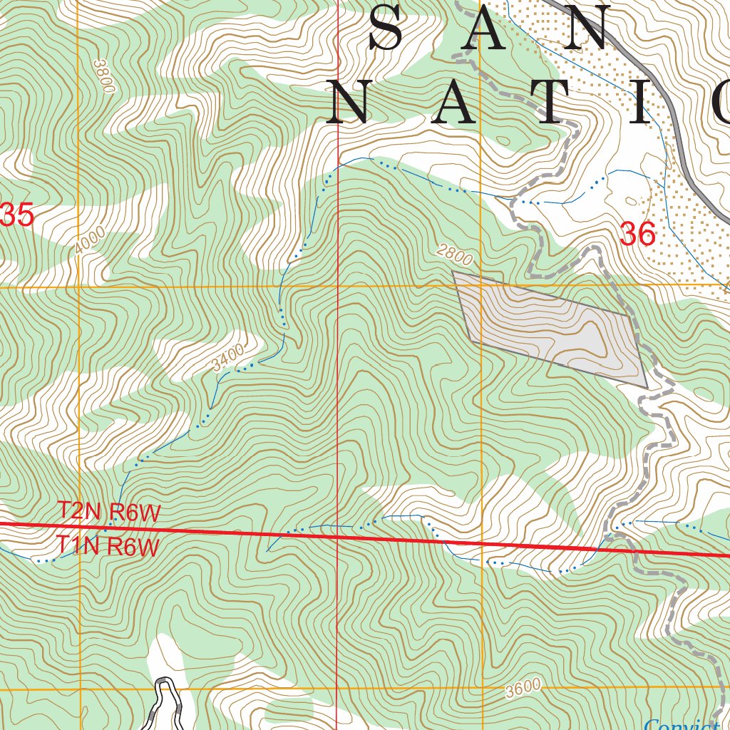 Devore, CA FSTopo Map by US Forest Service - Topo | Avenza Maps