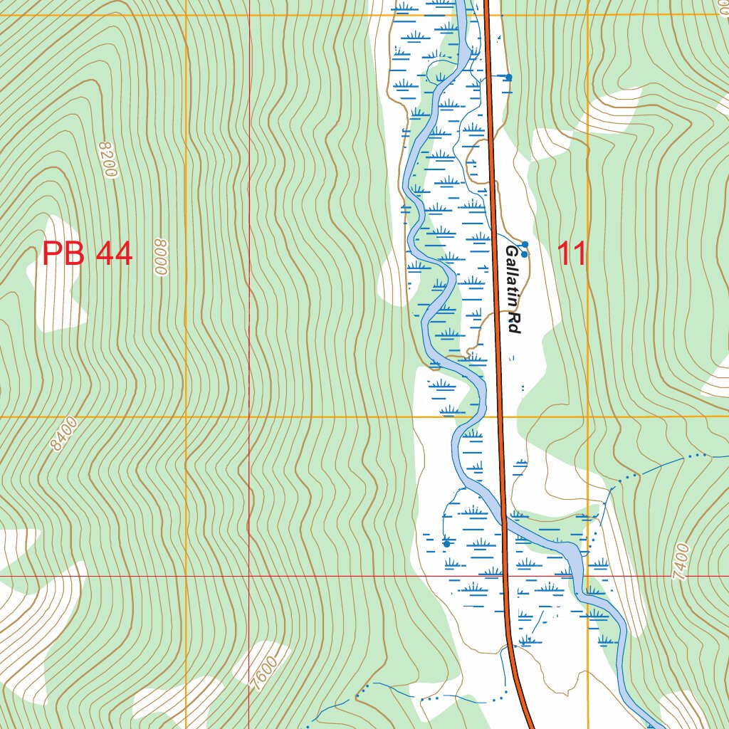 Divide Lake, WY-MT FSTopo Map by US Forest Service - Topo | Avenza Maps