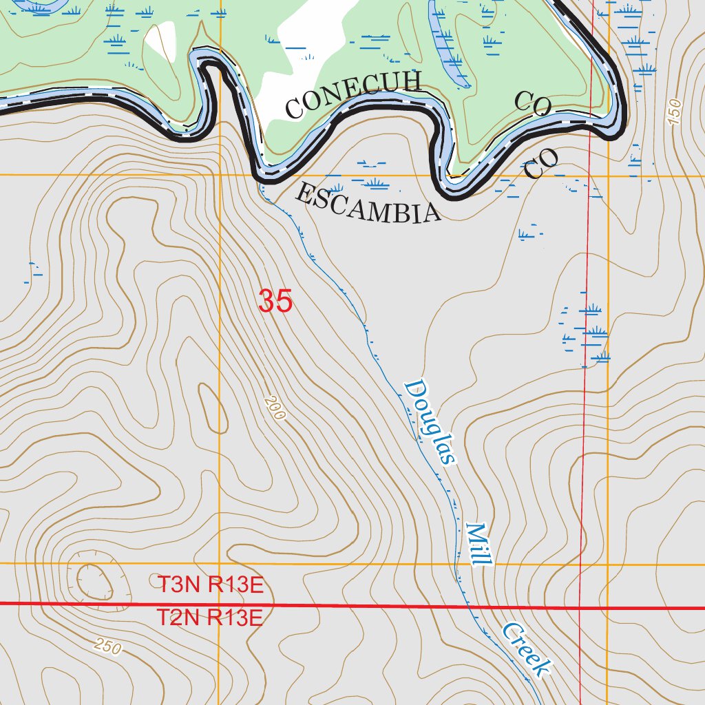 Dixie, AL FSTopo Map by US Forest Service - Topo | Avenza Maps