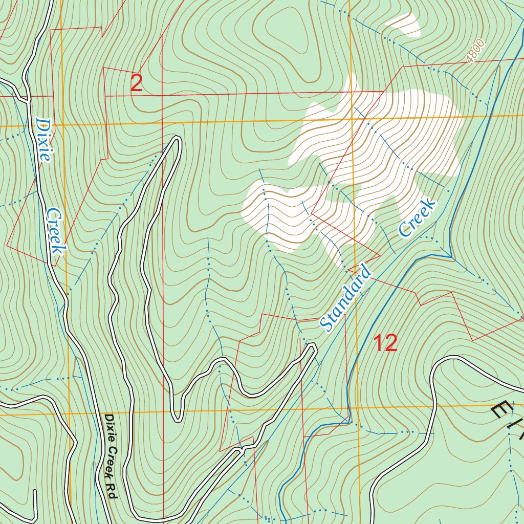 Dixie Meadows, OR FSTopo Map by US Forest Service - Topo | Avenza Maps