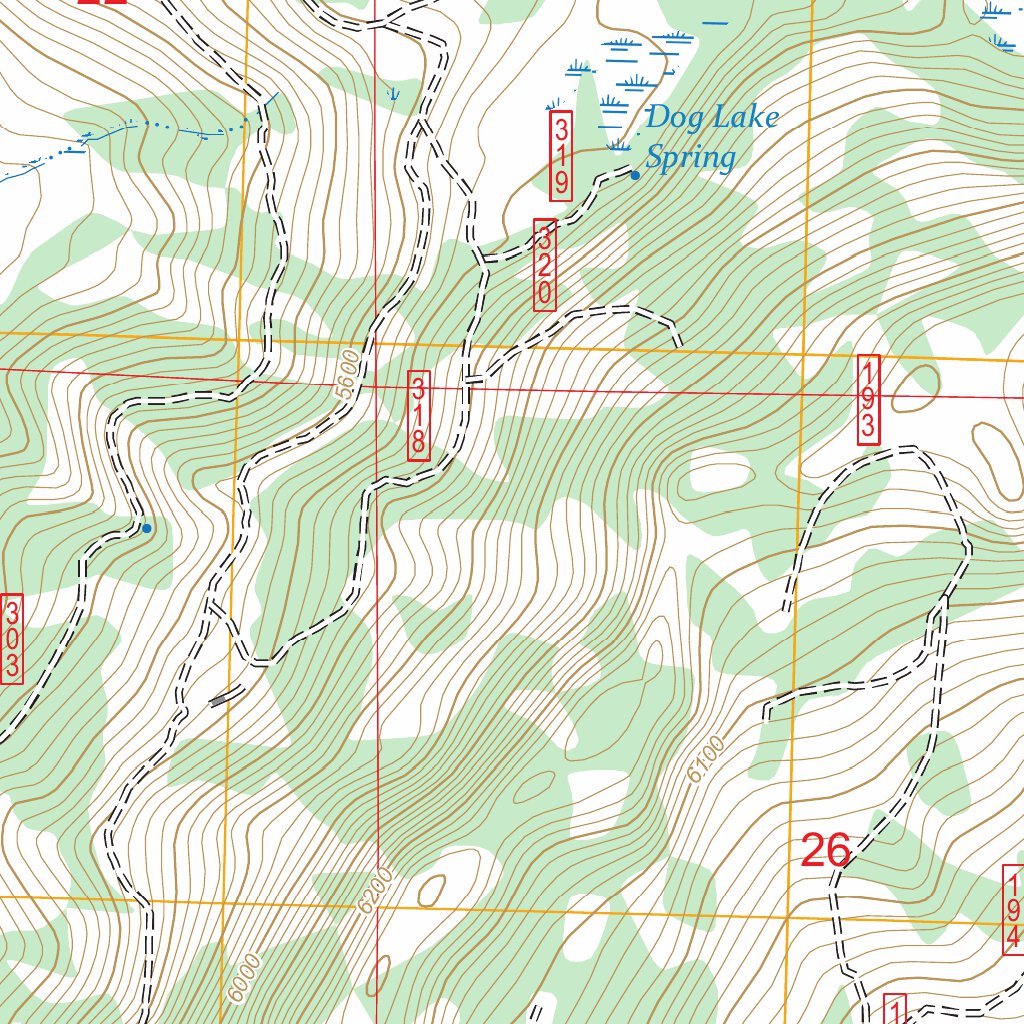 Dog Lake, OR FSTopo Map by US Forest Service - Topo | Avenza Maps