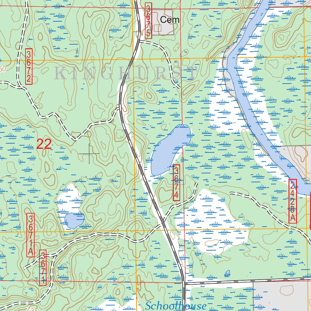 Dora Lake, MN FSTopo Map by US Forest Service - Topo | Avenza Maps