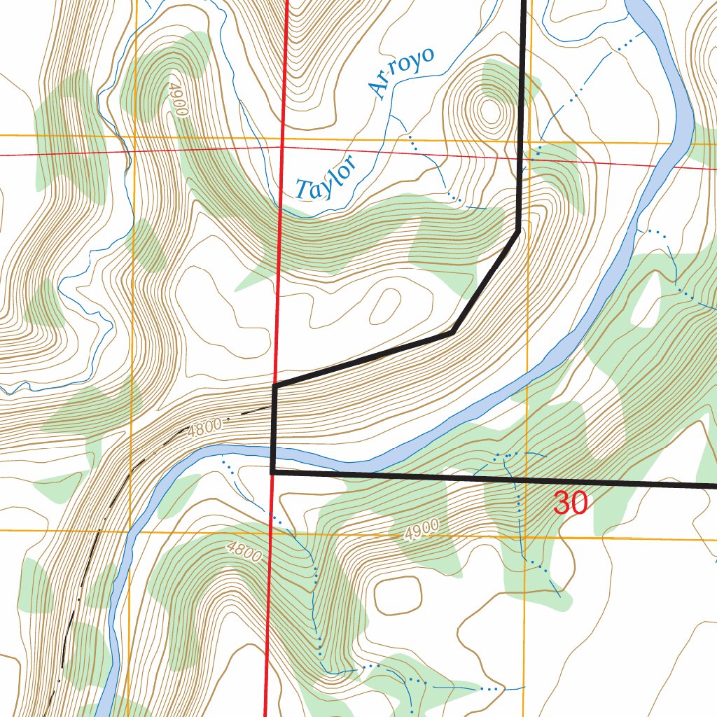 Doss Canyon North, CO FSTopo Map by US Forest Service - Topo | Avenza Maps