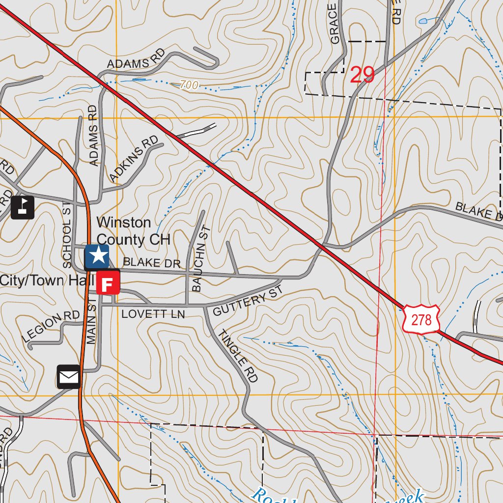 Double Springs, AL FSTopo Map by US Forest Service - Topo | Avenza Maps