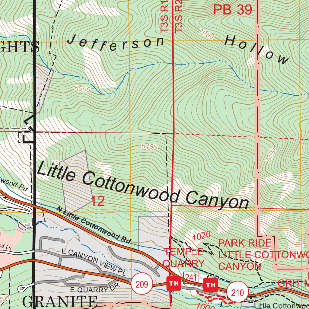 Draper, UT FSTopo Map by US Forest Service - Topo | Avenza Maps