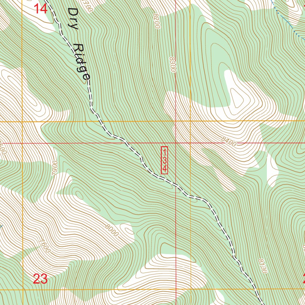 Dry Valley, ID FSTopo Map by US Forest Service - Topo | Avenza Maps