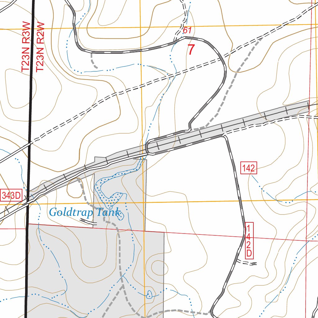 Eagle Nest Mountain, AZ FSTopo Map by US Forest Service - Topo | Avenza ...