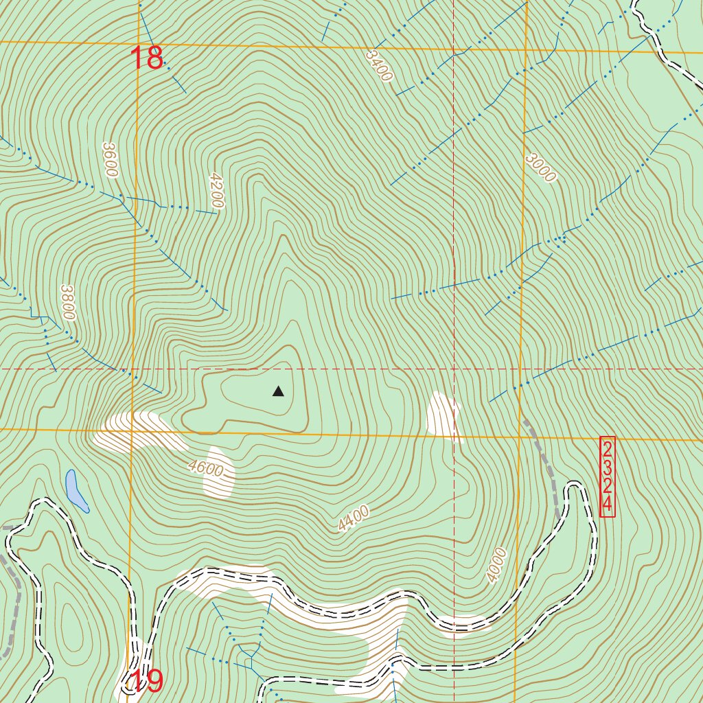 East Canyon Ridge, WA FSTopo Map by US Forest Service - Topo | Avenza Maps