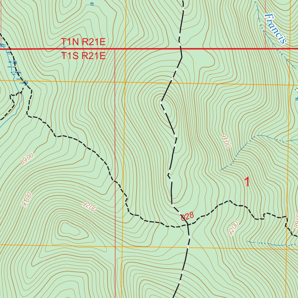 East Park Reservoir, UT FSTopo Map by US Forest Service - Topo | Avenza ...