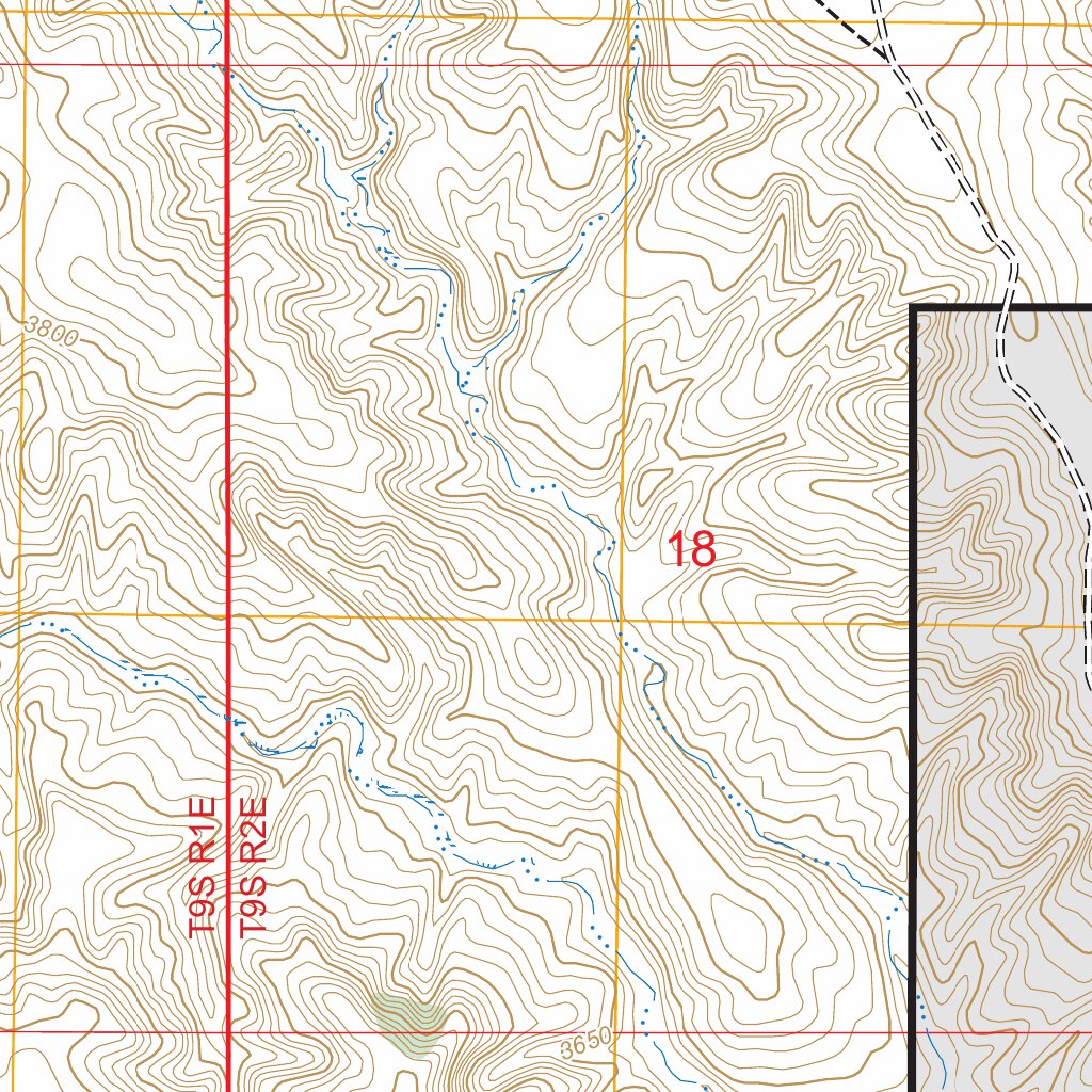 Edgemont SW, SD FSTopo Map by US Forest Service - Topo | Avenza Maps