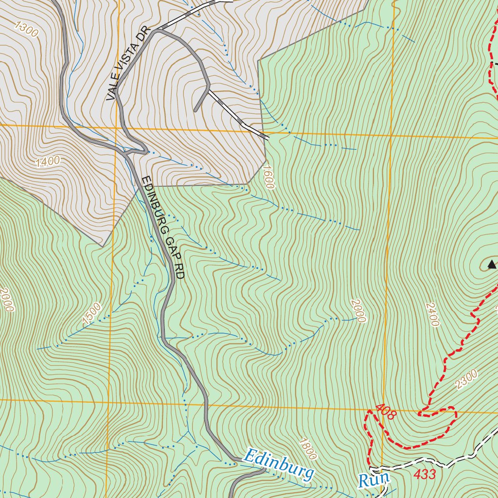 Edinburg, VA FSTopo Map by US Forest Service - Topo | Avenza Maps