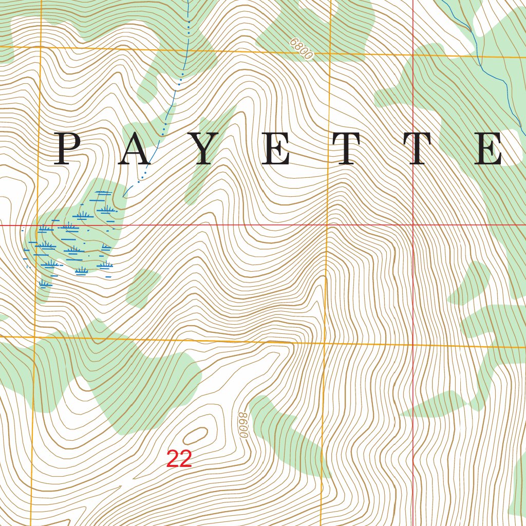 Edwardsburg, ID FSTopo Map by US Forest Service - Topo | Avenza Maps