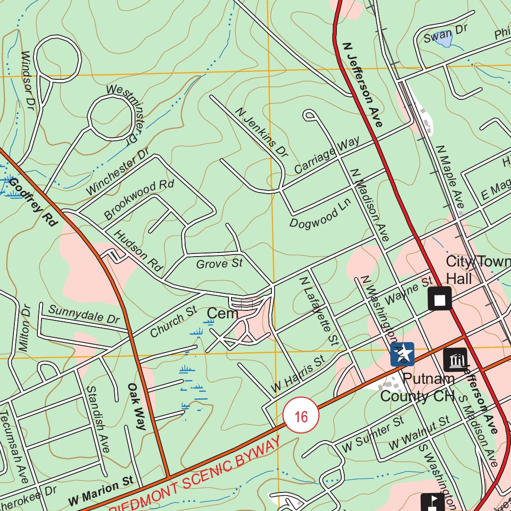 Eatonton, GA FSTopo Map by US Forest Service - Topo | Avenza Maps
