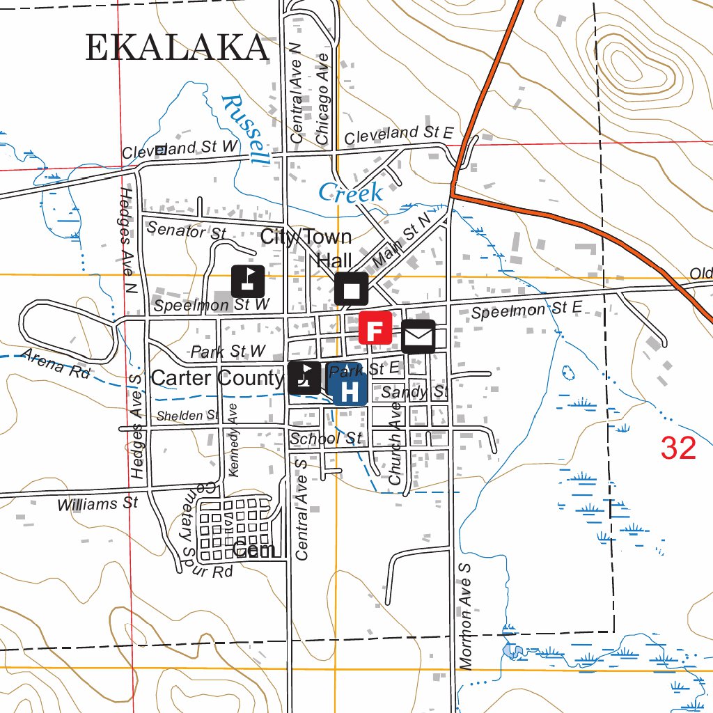 Ekalaka, MT FSTopo Map by US Forest Service - Topo | Avenza Maps