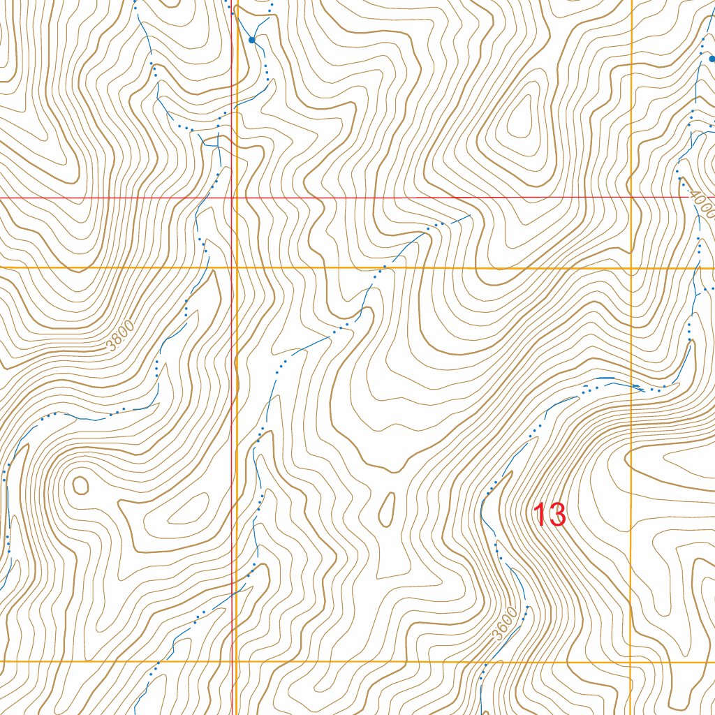El Capitan Mountain, AZ FSTopo Map by US Forest Service - Topo | Avenza ...