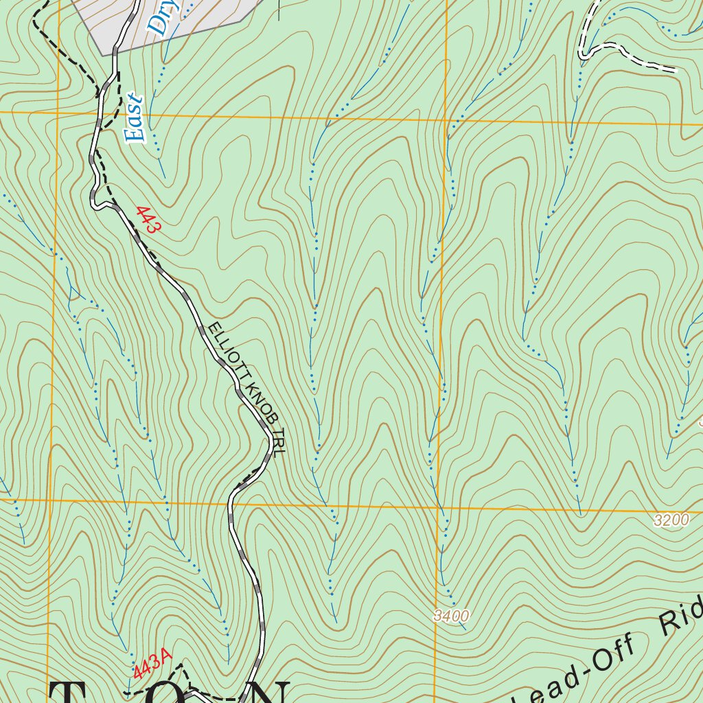 Elliott Knob, VA FSTopo Map by US Forest Service - Topo | Avenza Maps