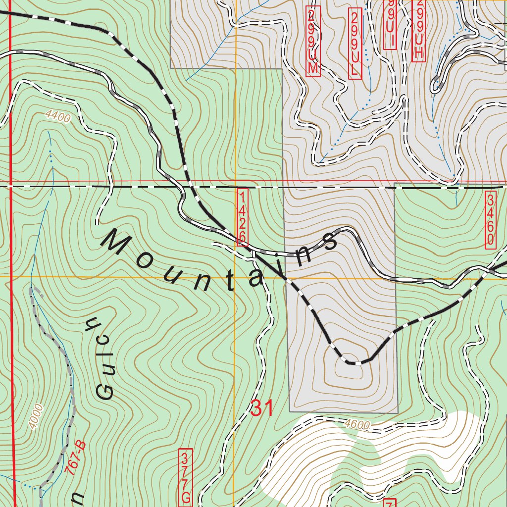 Emida, ID FSTopo Map by US Forest Service - Topo | Avenza Maps