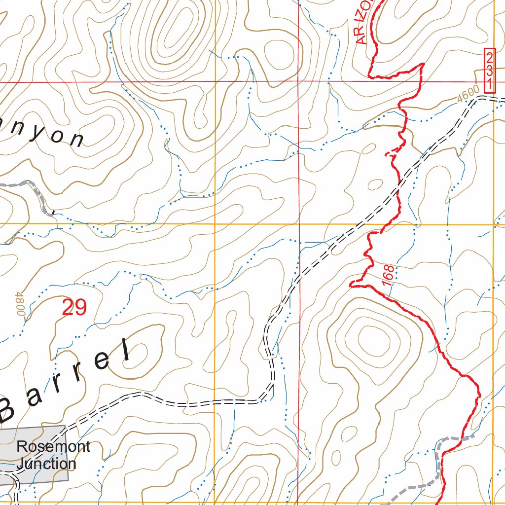 Empire Ranch, AZ FSTopo Map by US Forest Service - Topo | Avenza Maps