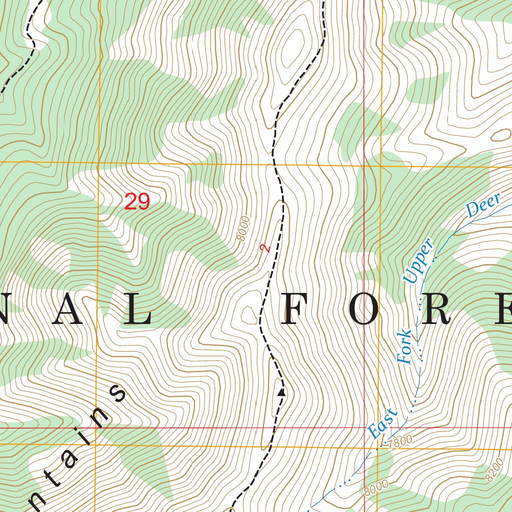 Enos Mountain, MT FSTopo Map by US Forest Service - Topo | Avenza Maps