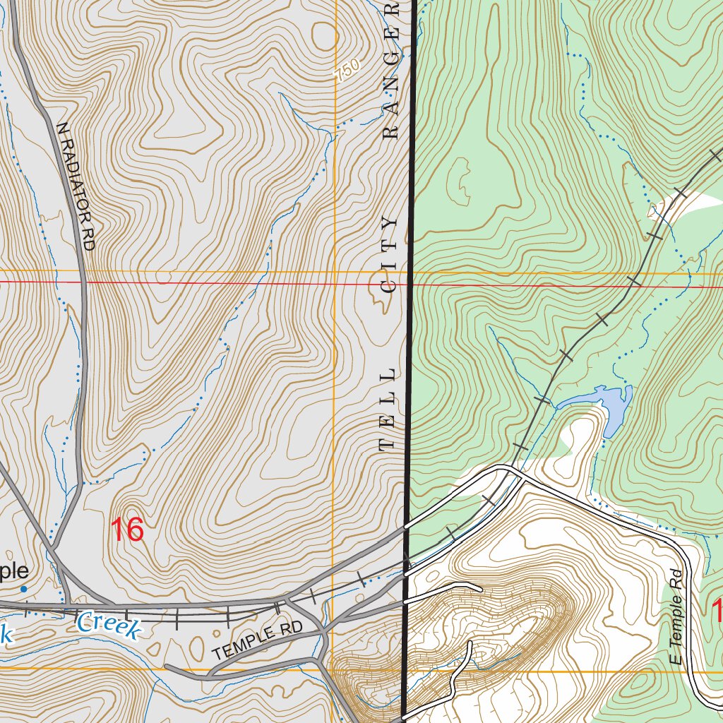 English, IN FSTopo Map by US Forest Service - Topo | Avenza Maps