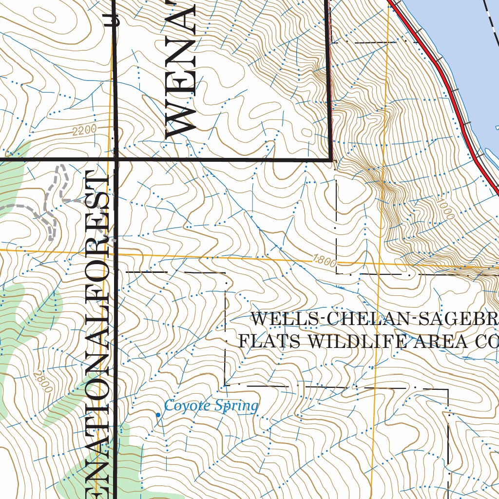 Entiat, WA FSTopo Map by US Forest Service - Topo | Avenza Maps