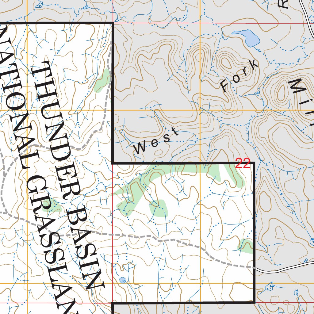 Esau Spring, WY FSTopo Map by US Forest Service - Topo | Avenza Maps