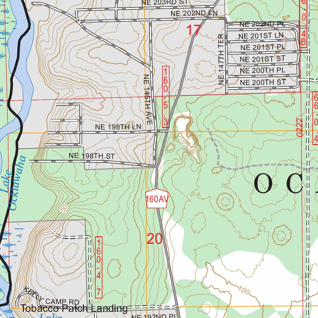 Eureka Dam, FL FSTopo Map by US Forest Service - Topo | Avenza Maps