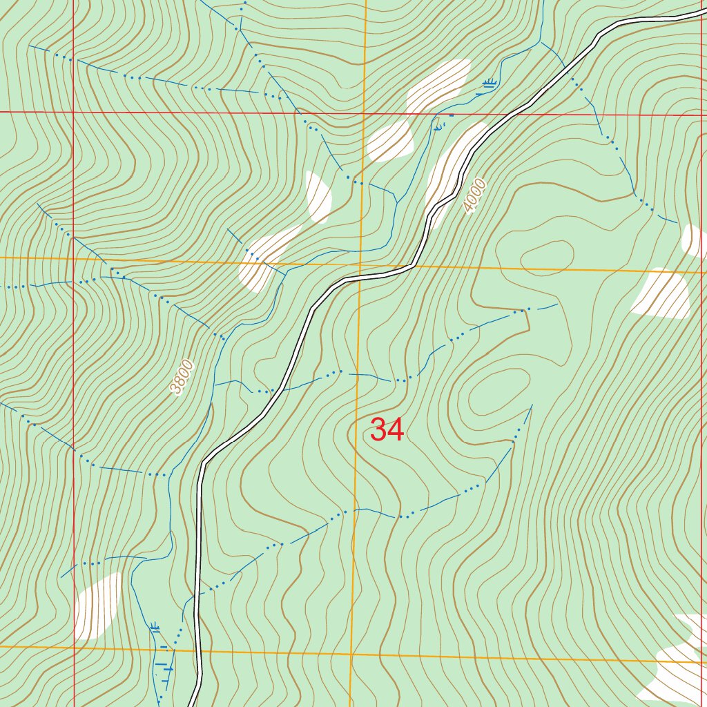 Fairview Ridge, WA FSTopo Map by US Forest Service - Topo | Avenza Maps