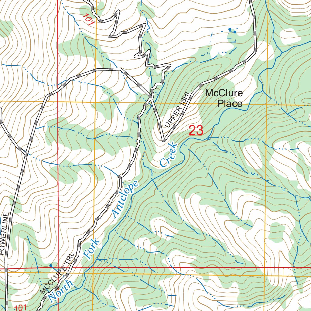 Finley Butte, CA FSTopo Map by US Forest Service - Topo | Avenza Maps