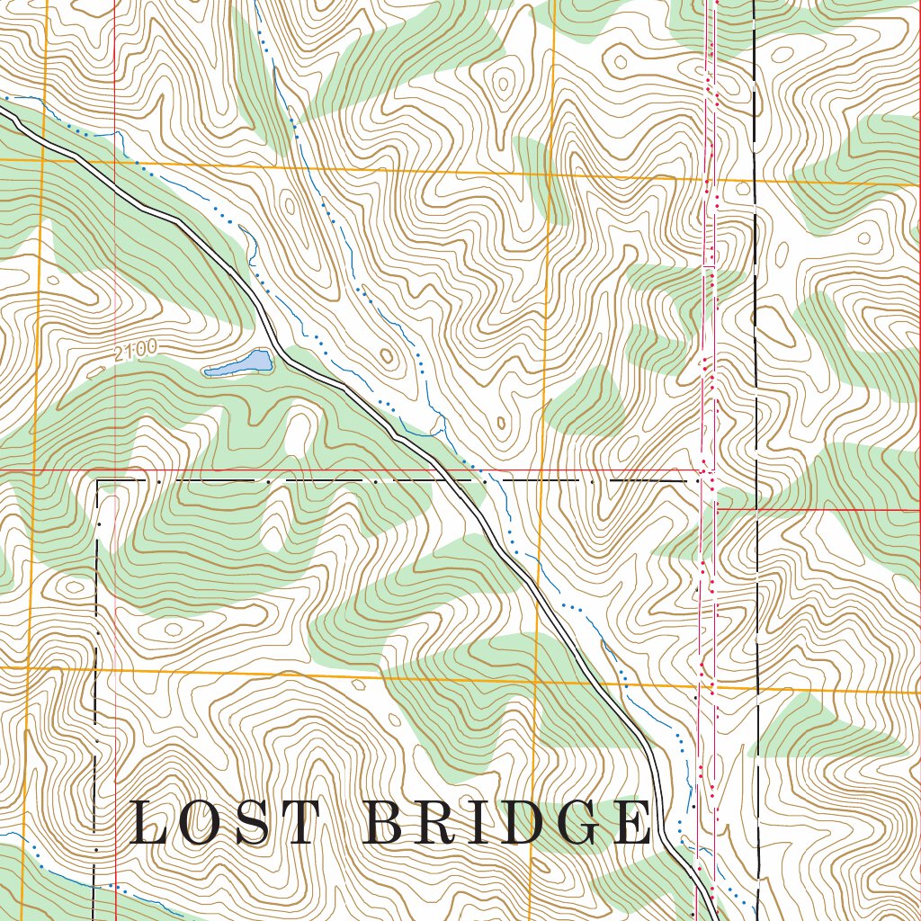 Figure 4 Ranch, ND FSTopo Map by US Forest Service - Topo | Avenza Maps