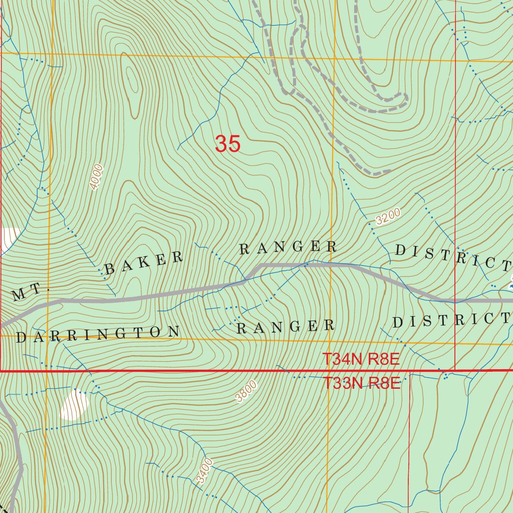 Finney Peak, WA FSTopo Map by US Forest Service - Topo | Avenza Maps