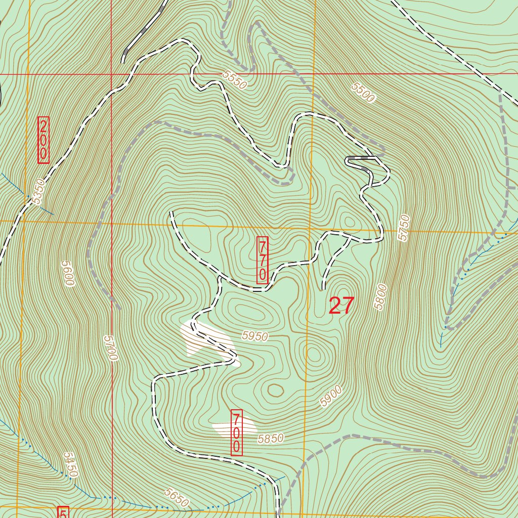 Firestone Butte, OR FSTopo Map by US Forest Service - Topo | Avenza Maps