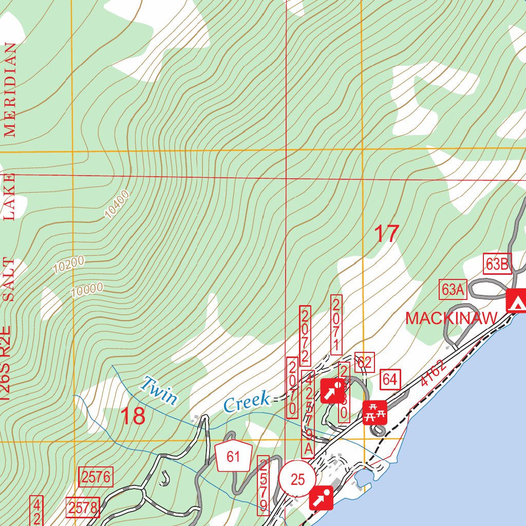 Fish Lake, UT FSTopo Map by US Forest Service - Topo | Avenza Maps
