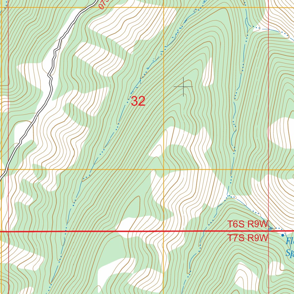 Flat Ridge, UT FSTopo Map by US Forest Service - Topo | Avenza Maps