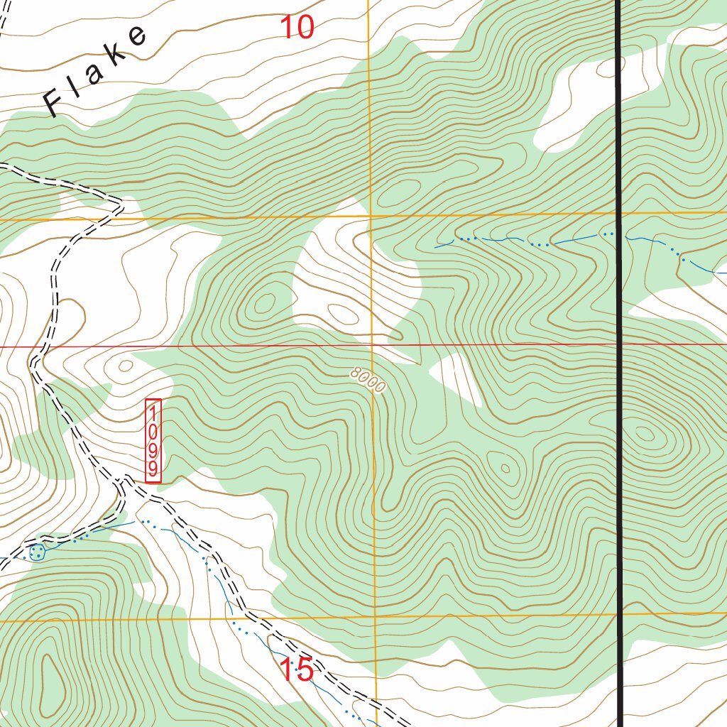 Flake Mountain East, UT FSTopo Map by US Forest Service - Topo | Avenza ...