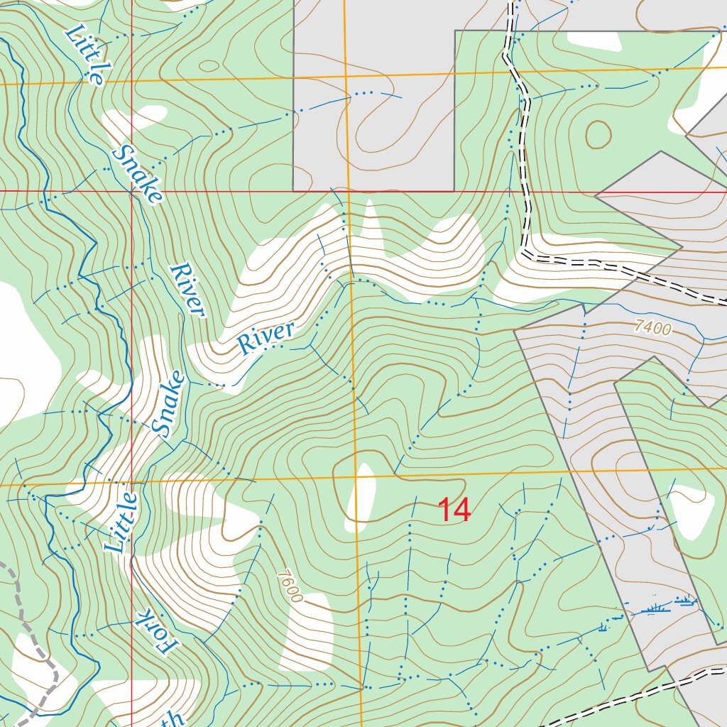 Fletcher Peak, WY-CO FSTopo Map by US Forest Service - Topo | Avenza Maps