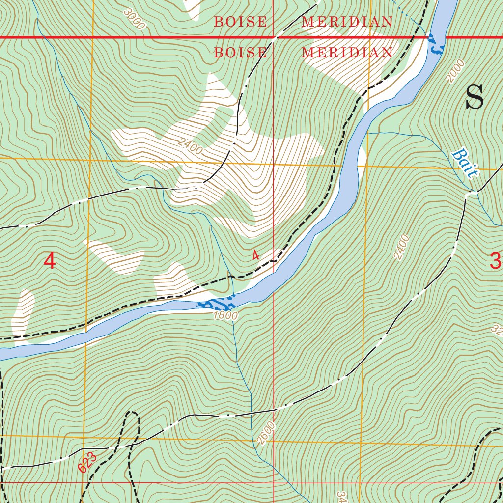 Fog Mountain, ID FSTopo Map by US Forest Service - Topo | Avenza Maps
