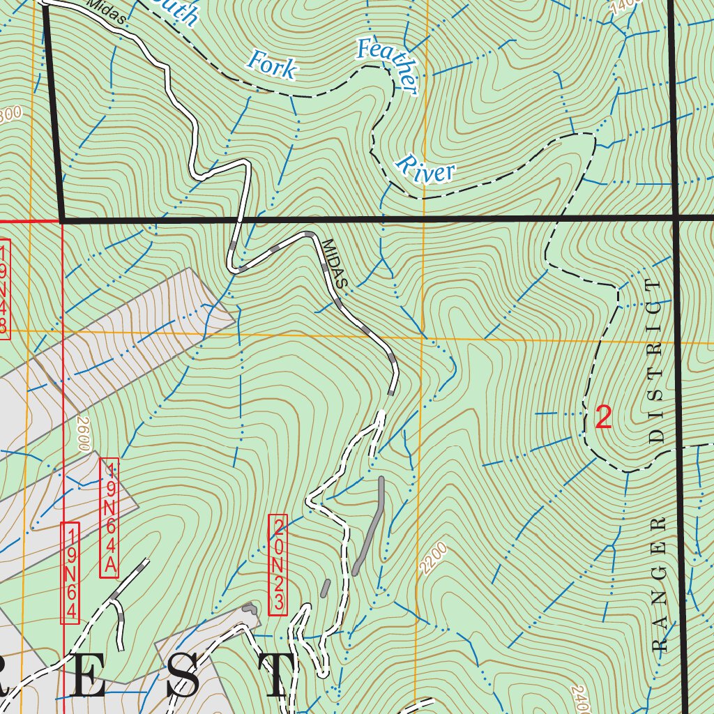 Forbestown, CA FSTopo Map by US Forest Service - Topo | Avenza Maps