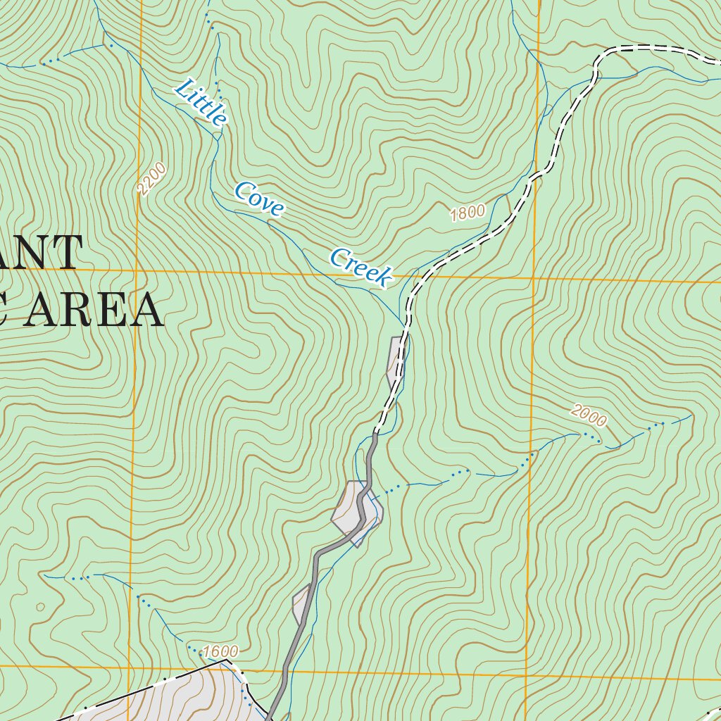 Forks of Buffalo, VA FSTopo Map by US Forest Service - Topo | Avenza Maps