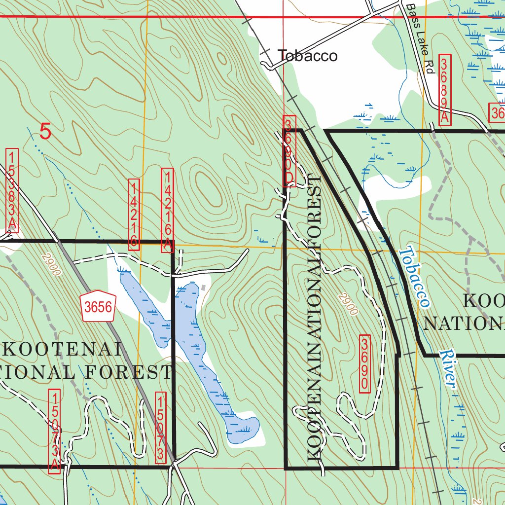 Fortine, MT FSTopo Map by US Forest Service - Topo | Avenza Maps