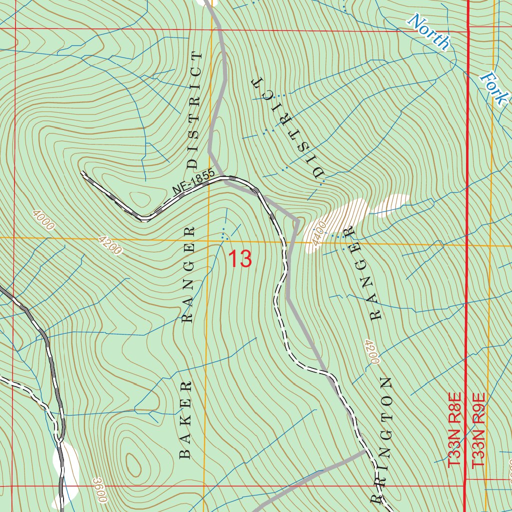 Fortson, WA FSTopo Map by US Forest Service - Topo | Avenza Maps