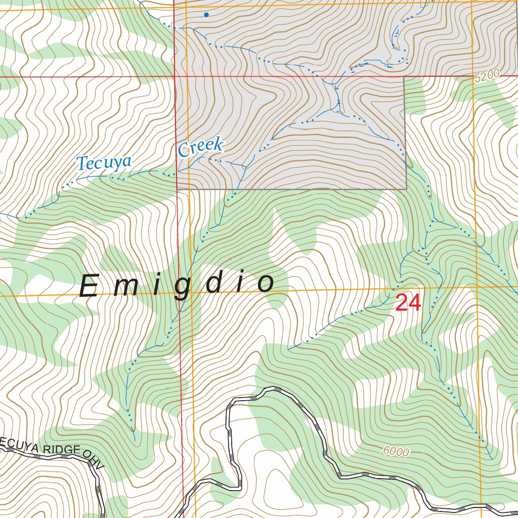 Frazier Mountain, CA FSTopo Map by US Forest Service - Topo | Avenza Maps