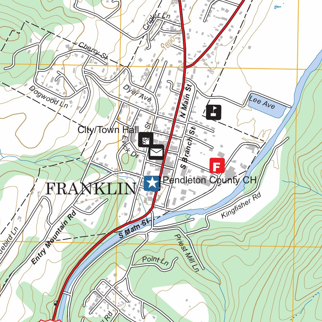 Franklin, WV FSTopo Map by US Forest Service - Topo | Avenza Maps