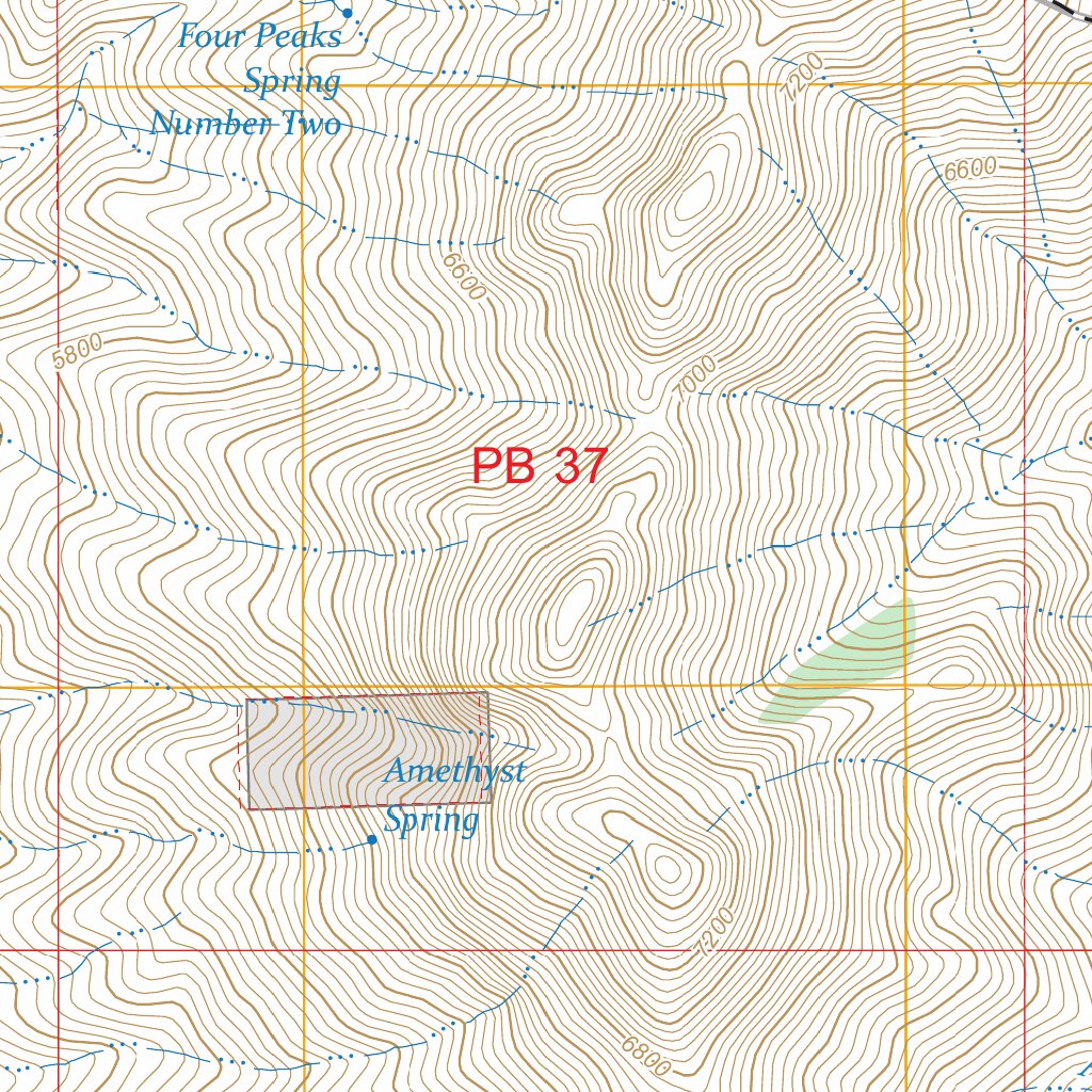 Four Peaks, AZ FSTopo Map by US Forest Service - Topo | Avenza Maps