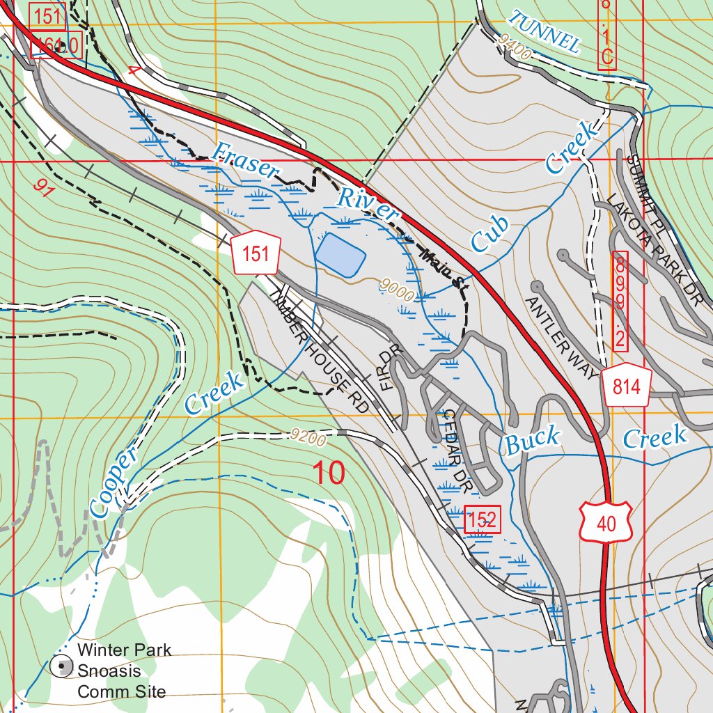 Fraser, CO FSTopo Map by US Forest Service - Topo | Avenza Maps