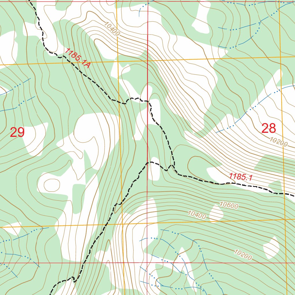 Freeman Reservoir, CO FSTopo Map by US Forest Service - Topo | Avenza Maps